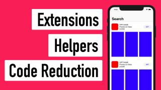Extensions and Helpers for Code Reduction