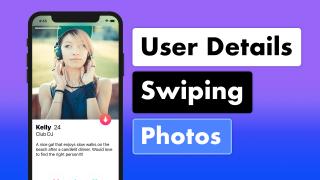 User Details Swiping Photos