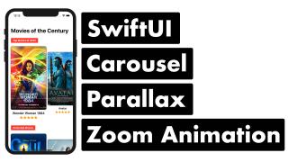 SwiftUI Movies Carousel Parallax Zoom Animation