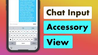 Chat Input Accessory View
