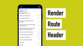 Render Route Header