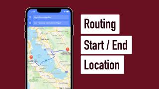 Routing Starting and Ending Locations